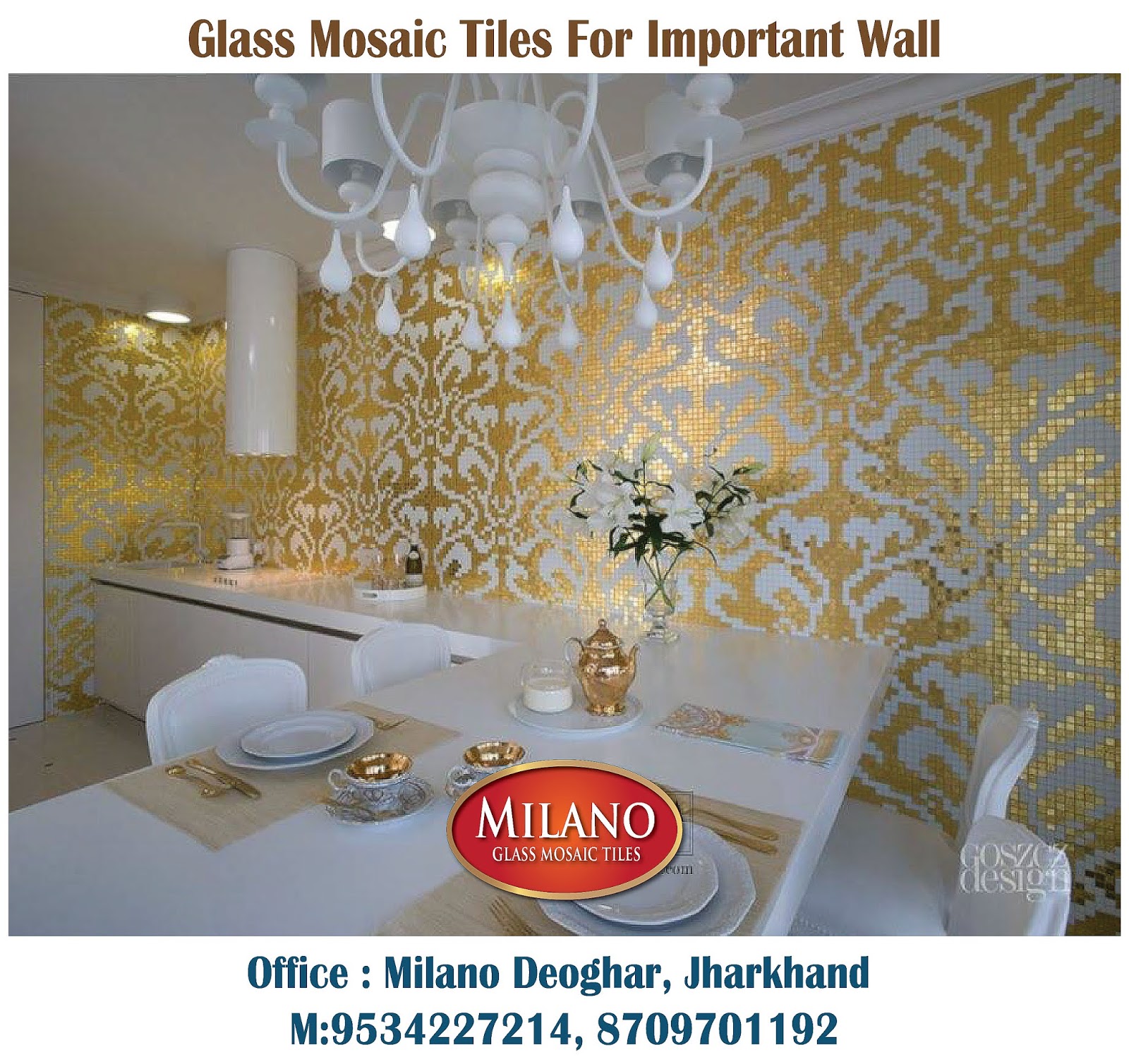 Designer Tiles for wall and Round Pillar Tiles