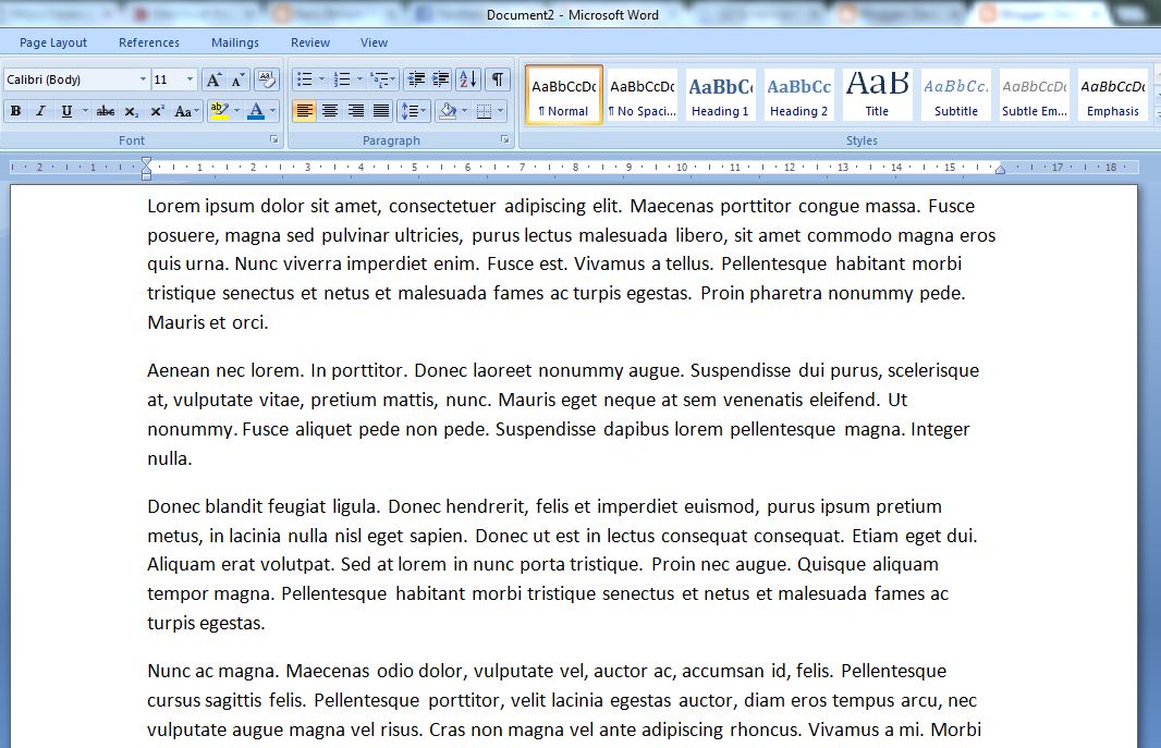 Cara Membuat Dummy Word ( Lorem ipsum ) Pada MS Word ~ Oddsay