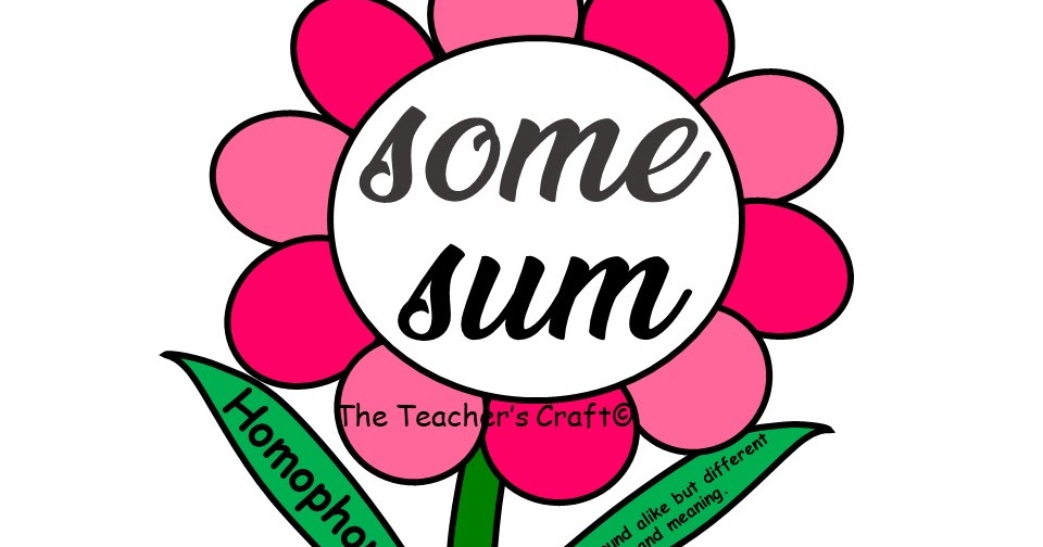 Homophones 35 flowers - The Teacher's Craft