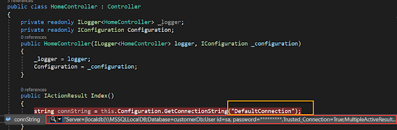 Read Connection String From Appsettings Json File In Asp