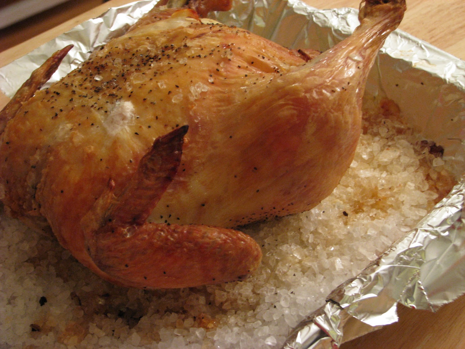 TheFultonGirls: Rock Salt Roast Chicken