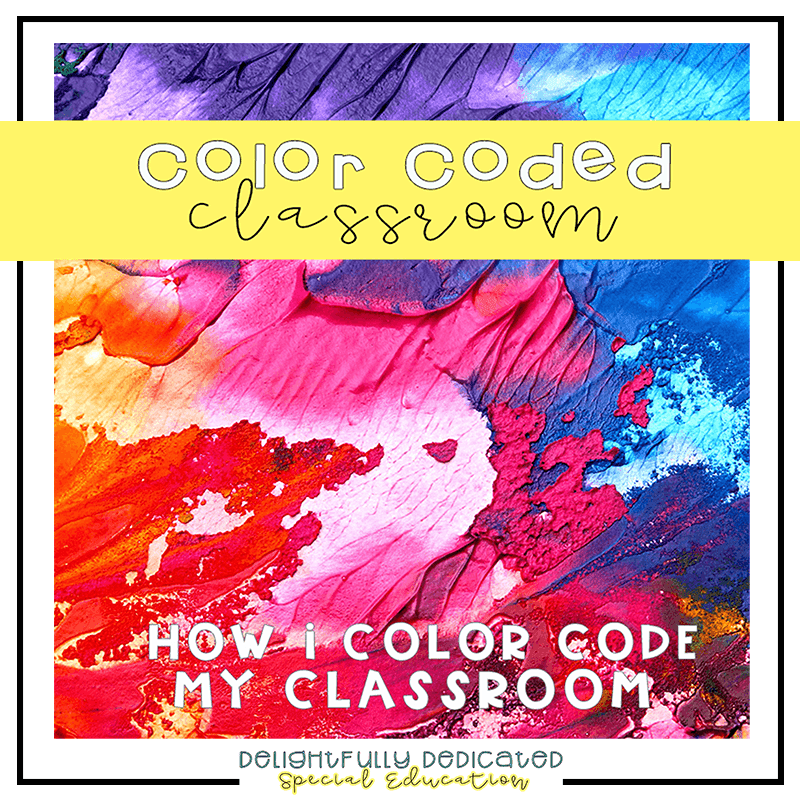 Color Coded Classroom | Delightfully Dedicated