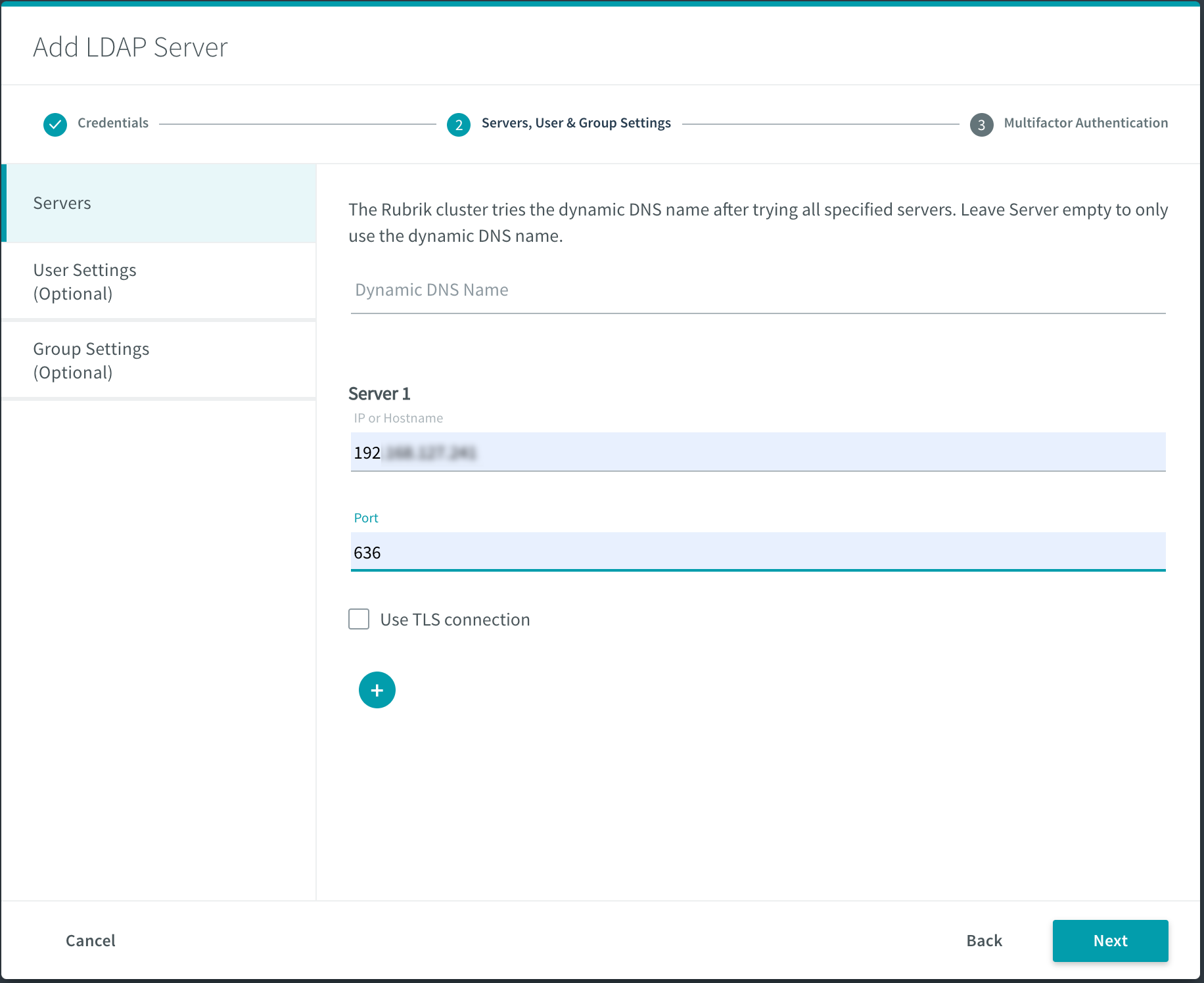 Rubrik : Configure AD Authentication