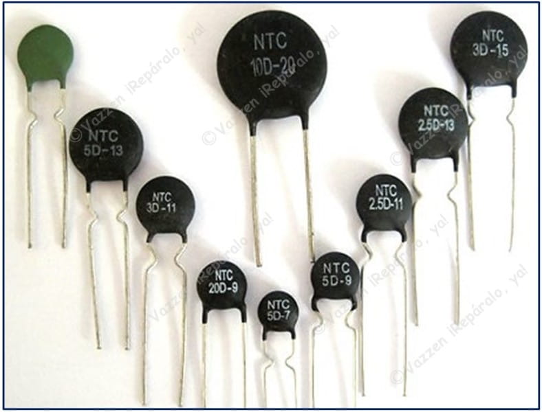 Qué es un Termistor NTC y como funciona: Usado en fuentes de voltaje ...