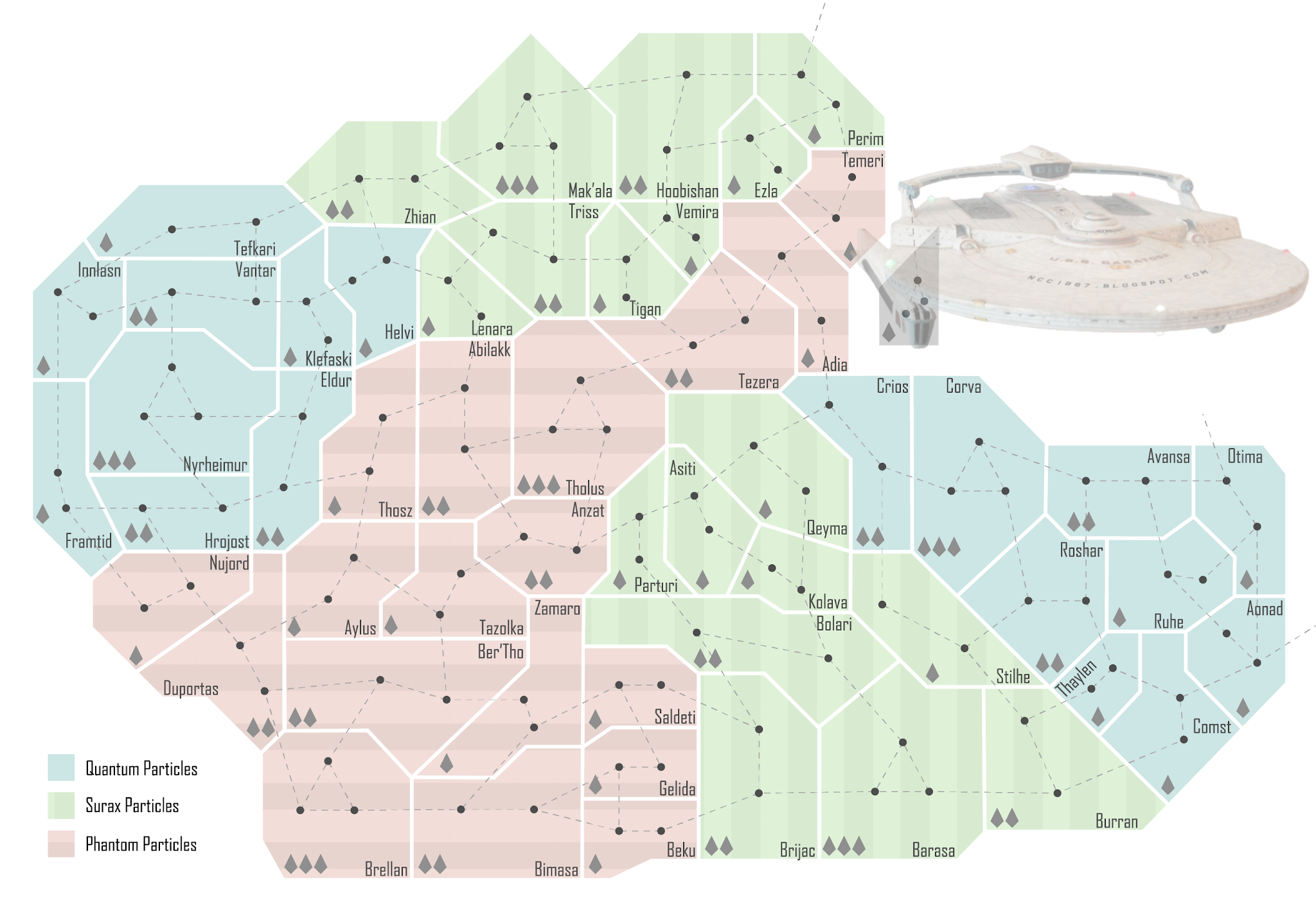 NCC1887 Educational Library: Territory Takeover Maps