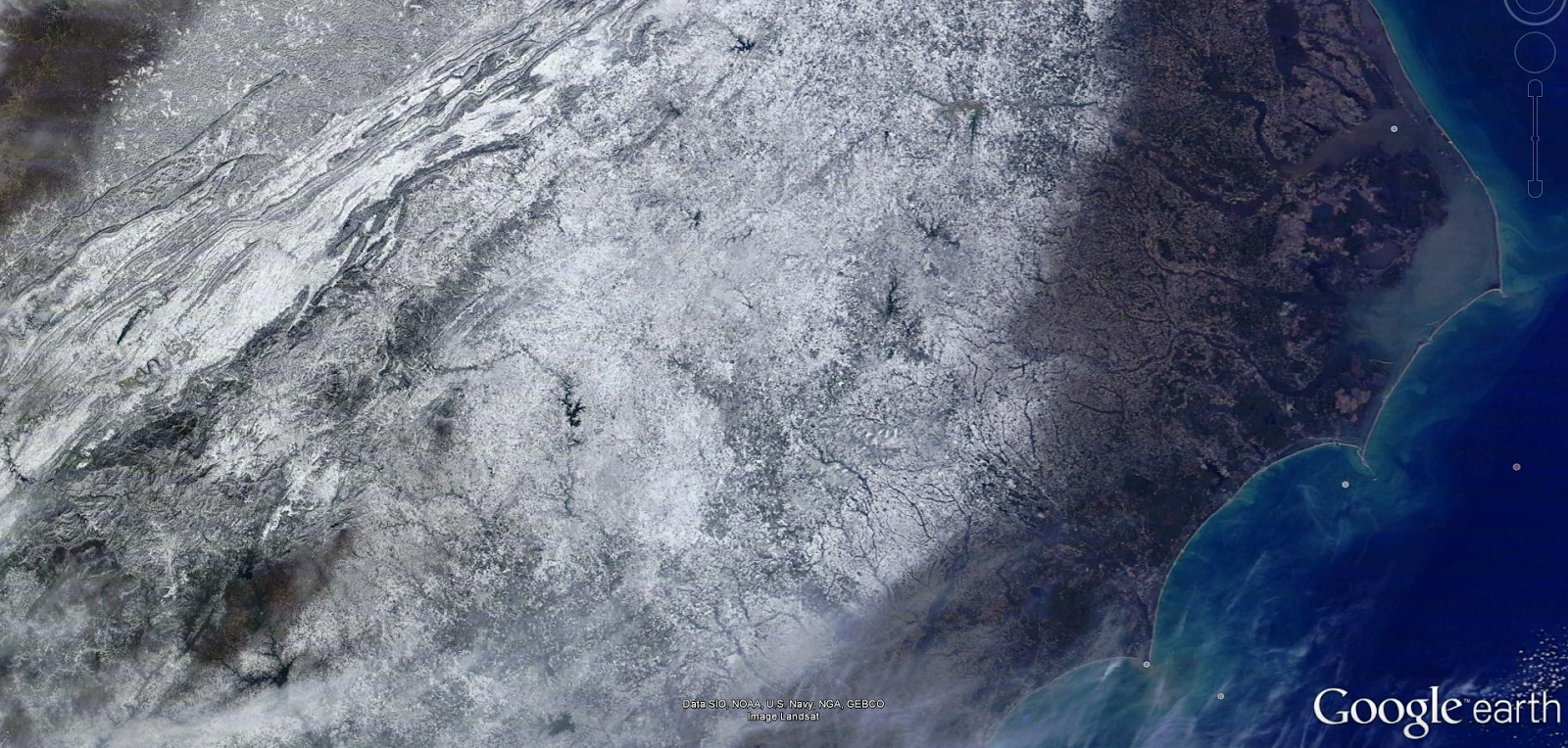 The High Knob Landform: Winter Storm Buries The High Knob Landform
