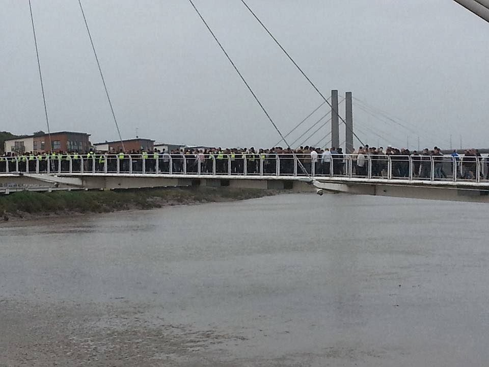 Football Hooligan Pictures: Bristol Rovers at Newport County 17 August 2013