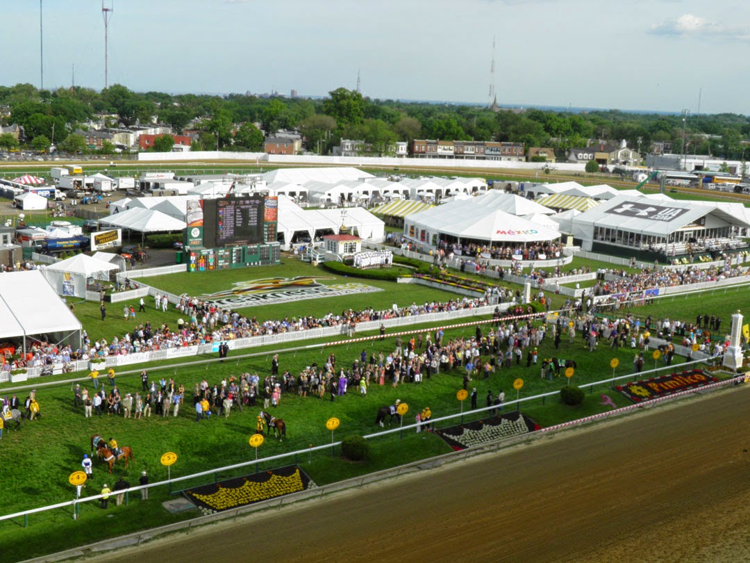 The Coltons Point Times: CPT Twit - Peeking at Preakness Infield - Oh ...