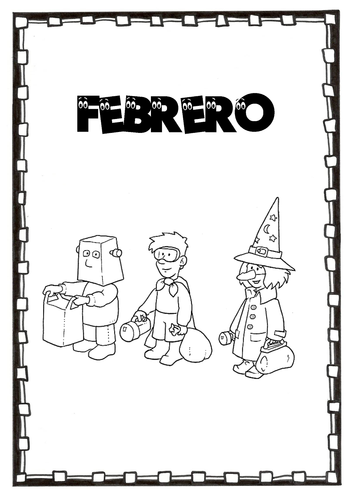 Educación Infantil: PORTADA: FEBRERO
