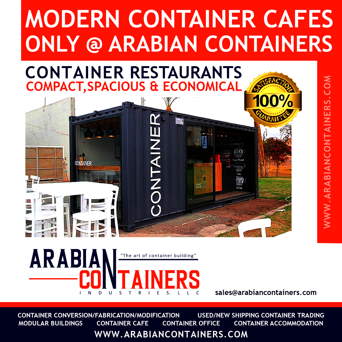 Shipping Container Restaurant, Cafe Conversion Interior Design Guide in ...
