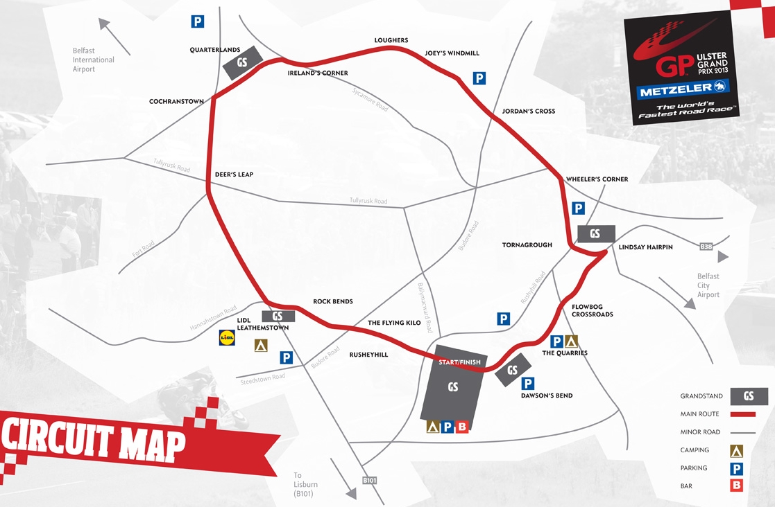 Course sur route: Ulster Grand Prix - Spirit of TT