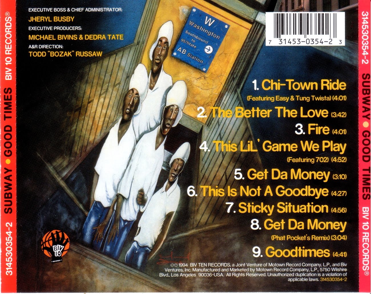highest level of music: Subway - Good Times-Retail-1994