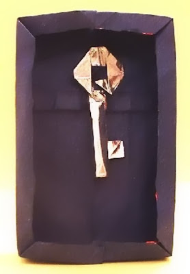 origami Key 1 3D ~ easy make origami instructions for kids