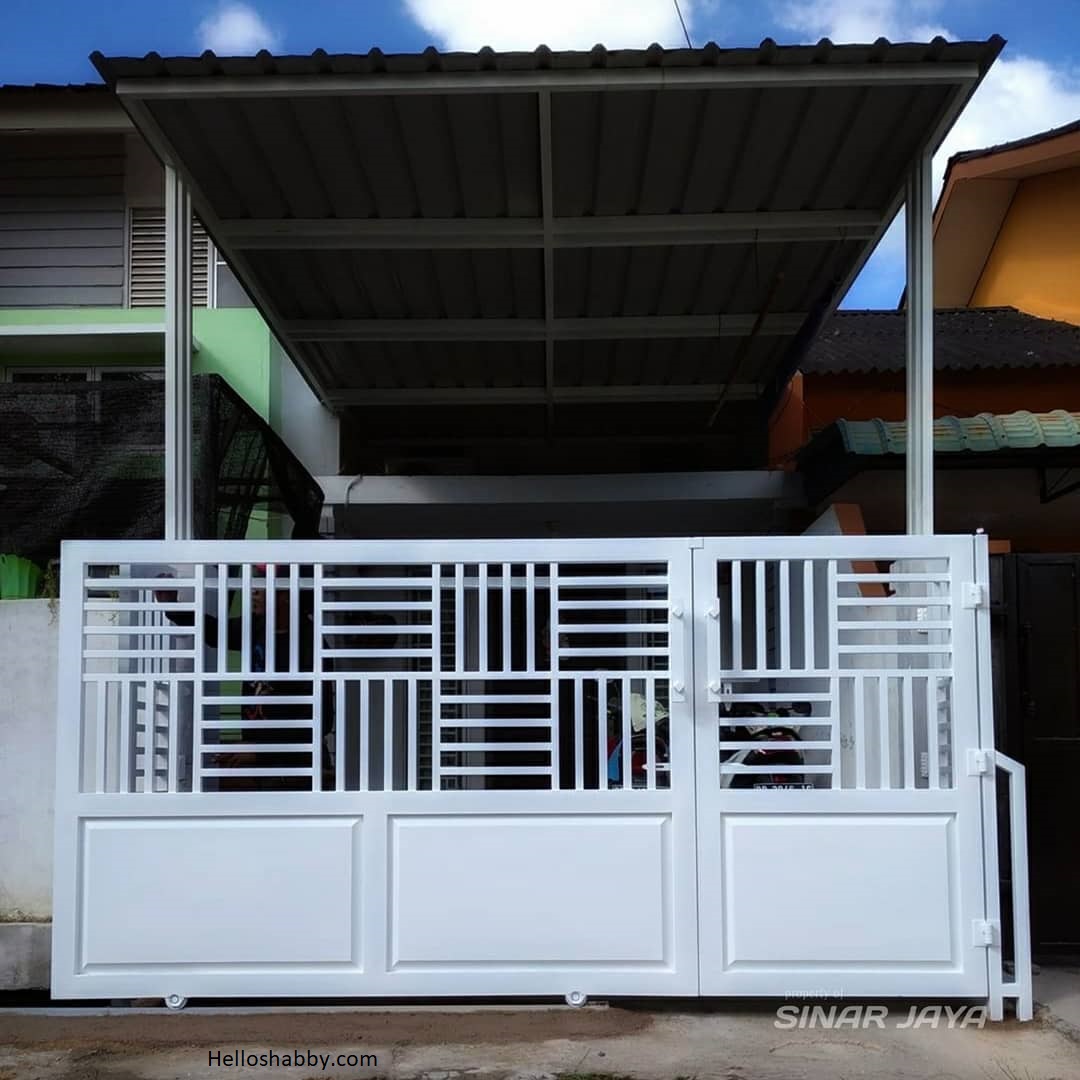 Kumpulan Pagar Model Sliding Gate Berbagai Material Ini Bisa Jadi ...
