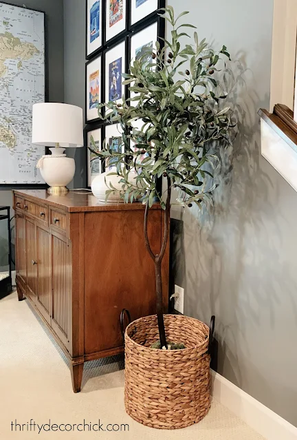 How to Make a DIY Fake Olive Tree for Less Than Buying | Thrifty Decor ...