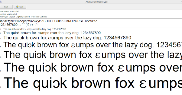 Download Akan or Twi font for free - PAQsoft Solutions