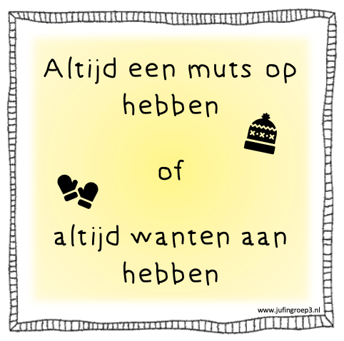 Juf in groep 3: Dilemma's