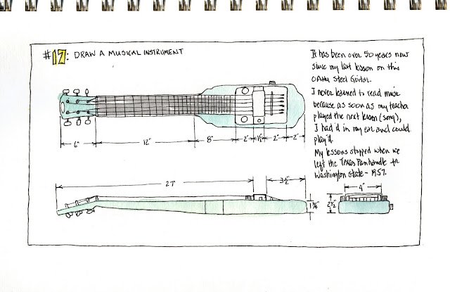 Art-a-Day: "EDM #17: Draw a Musical Instrument"