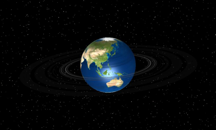 Earth rings, weather and climate