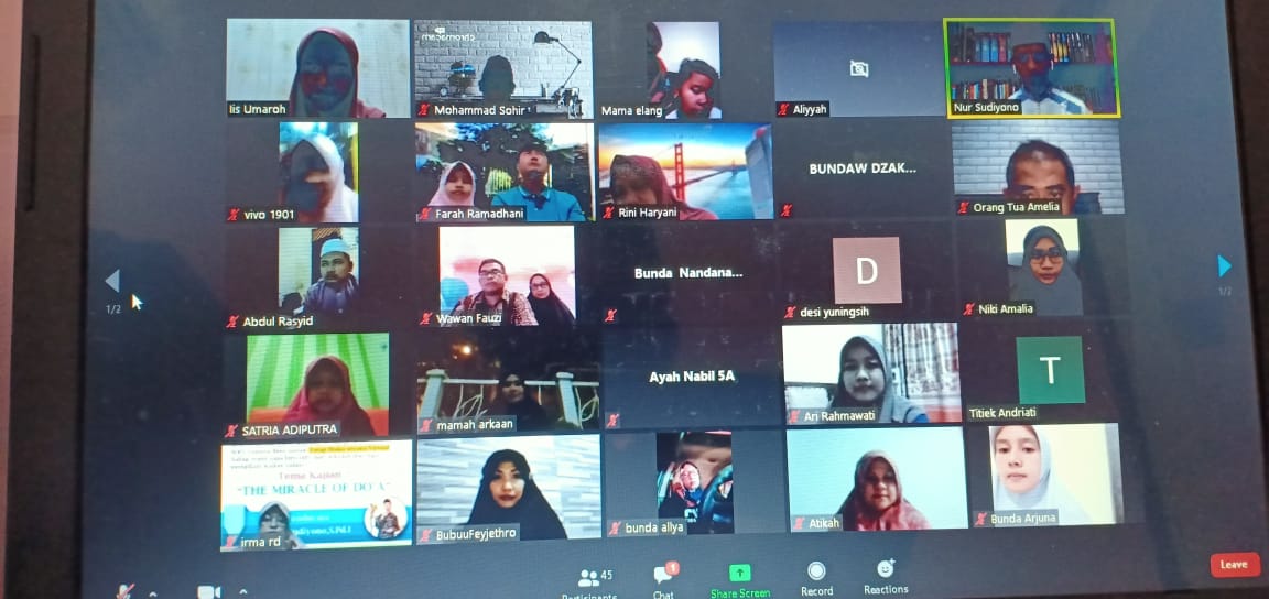 Kelas 4 LI: Zoom Meeting Orang tua siswa SDIT Lentera Ilmu Awal TP 2020 ...