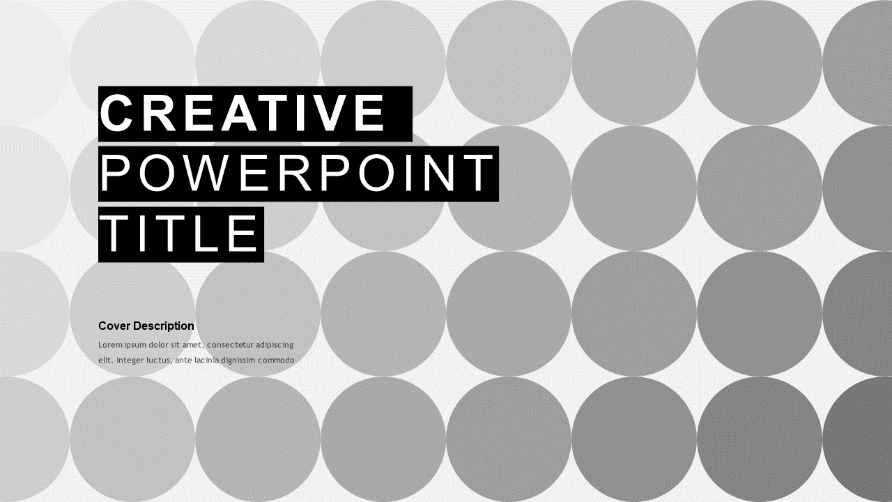 Gradient Circle Pattern PowerPoint Templates - PowerPoint Free