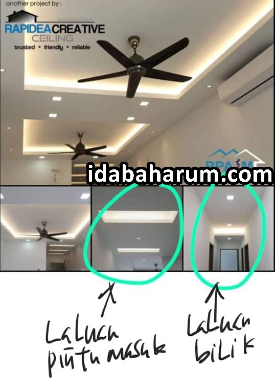 harga siling rumah biasa