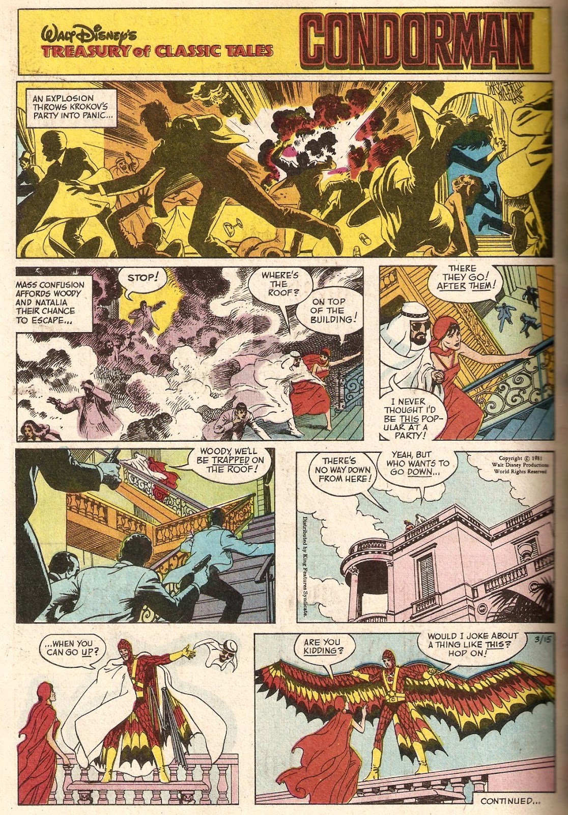 Sunday Comics Debt: Condorman is no Birdman