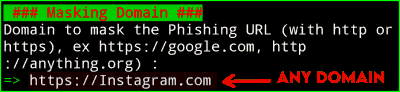 Termux Maskphish : Mask URL in Termux