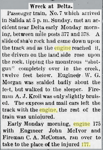 Western & Atlantic Railroad, 1888 - 1898: Rail Moment: Dread 107 and ...