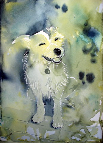 Pat Elliott Paintings: The Laughing Chief, Mollie's Picnic and a Summer ...