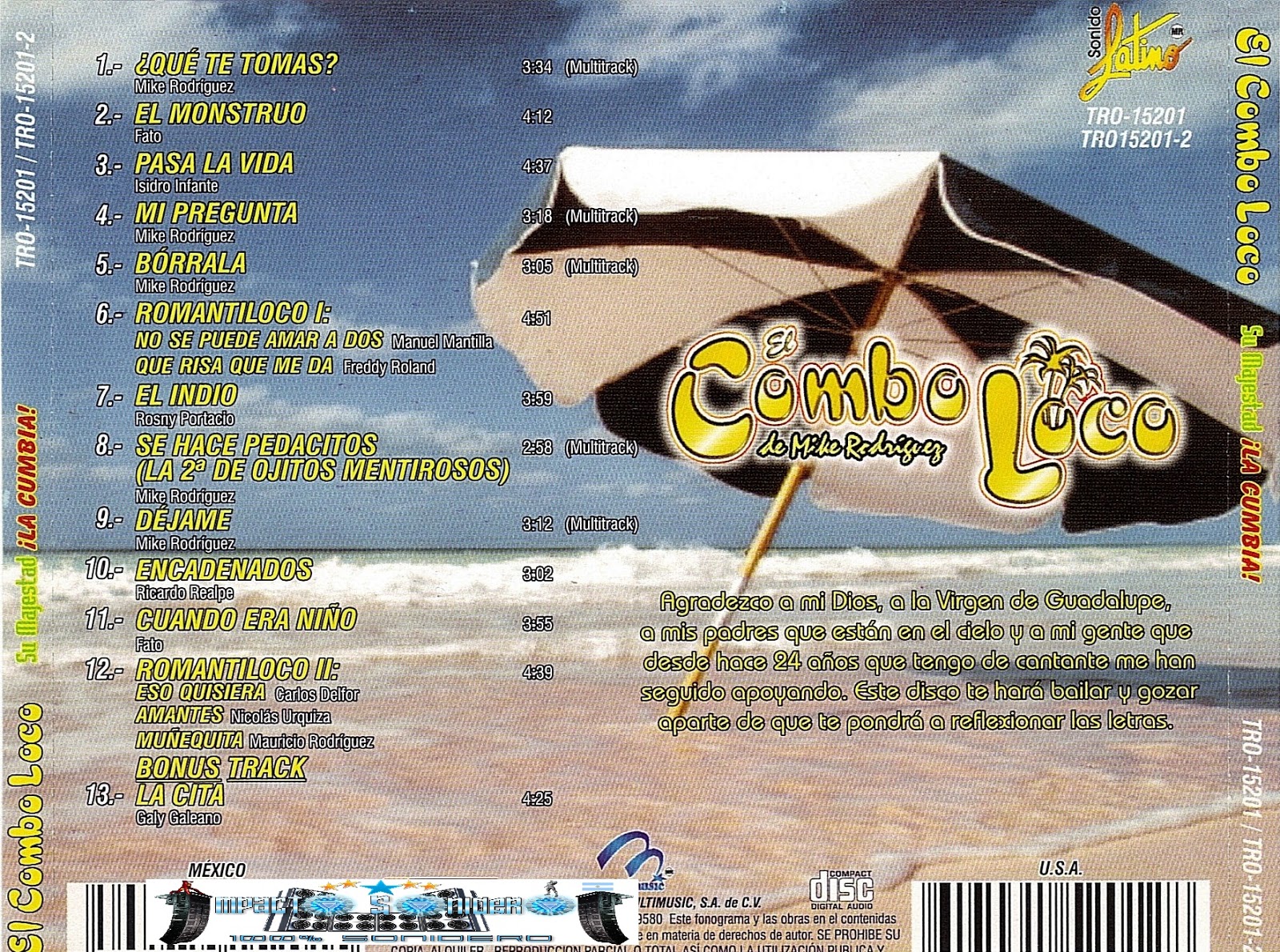 ĨМРÁČŤŐ ŚŐŃĨĎĔŔŐ : EL COMBO LOCO SU MAJESTAD DE LA CUMBIA