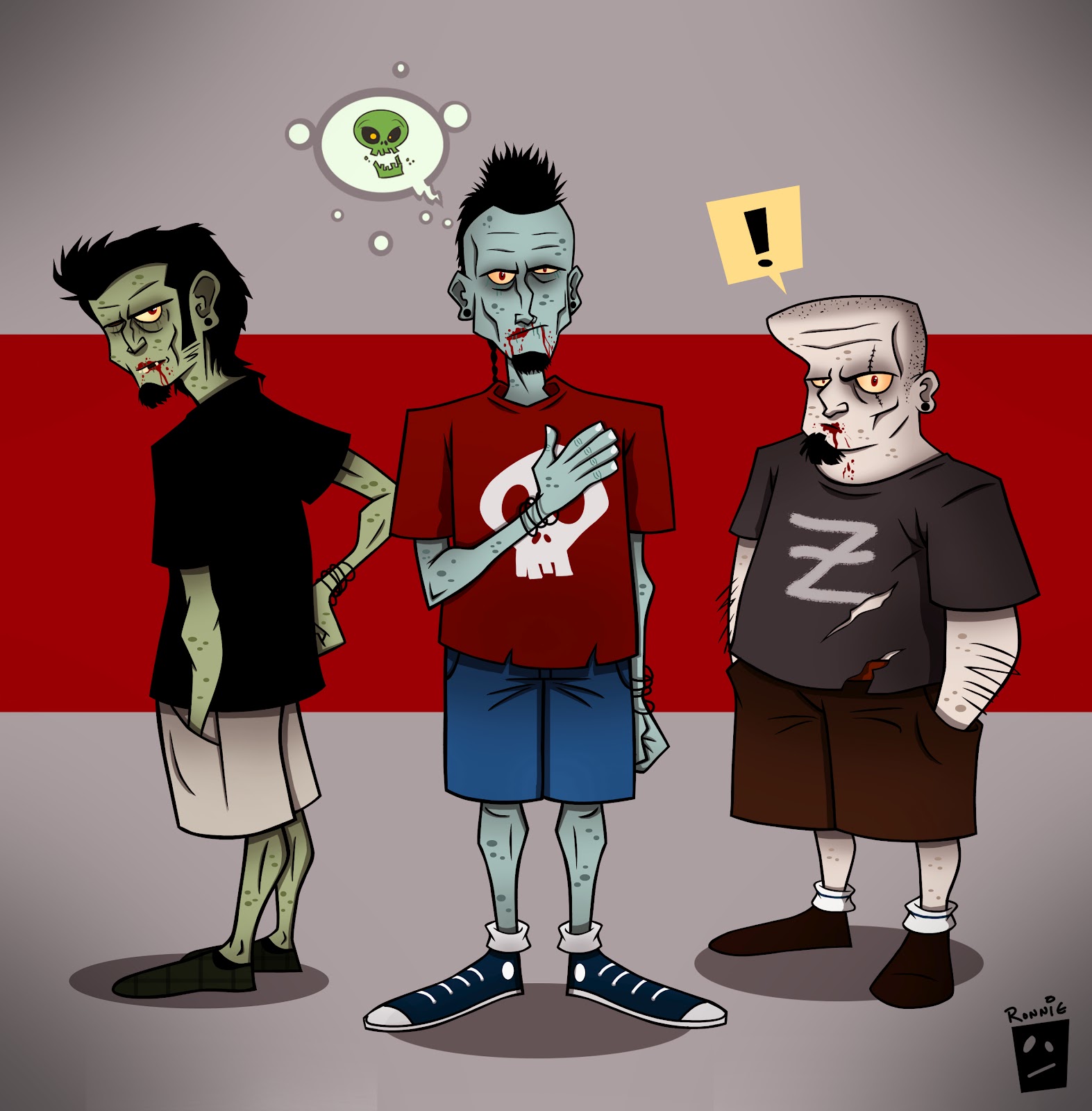 Ritaban Dass Portfolio: For "Zombie Art Show"