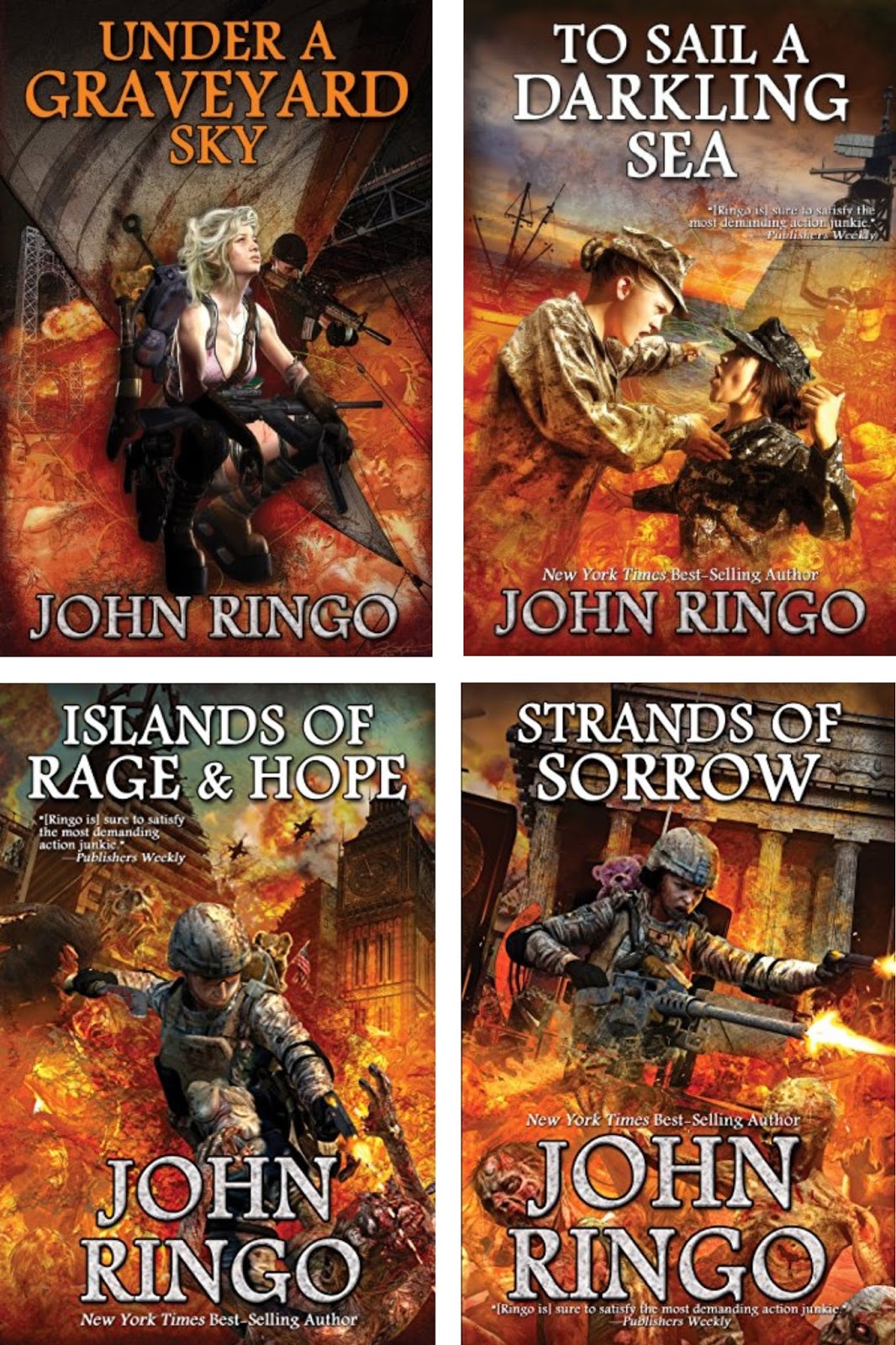 Liberty's Torch: Book Review: John Ringo’s “Black Tide Rising” Series