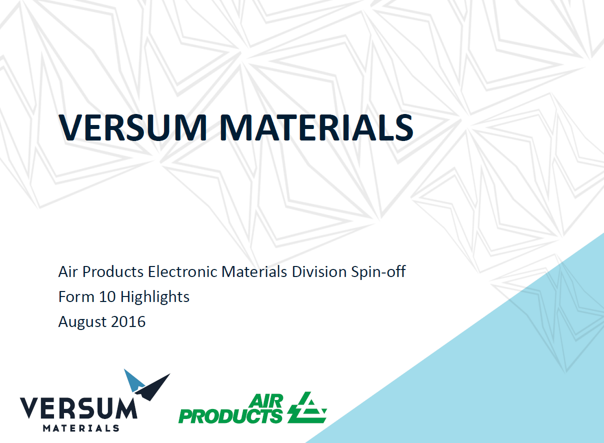 BALD Financial News: Air Products’ Electronic Materials Division Spin ...