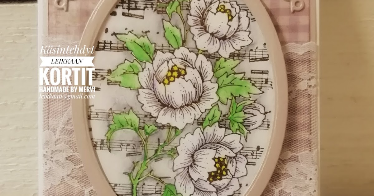 Leikkaan kortit : Osanotto suruun kortti