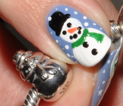 thatleanne: Snowman Nail Art How To!