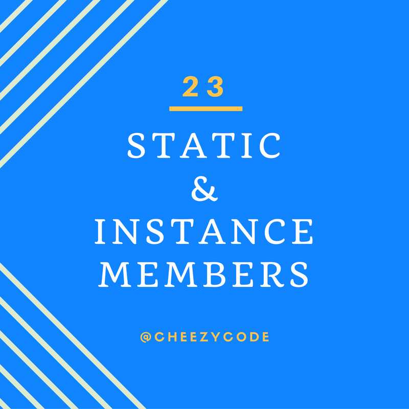 Static And Instance Members In C