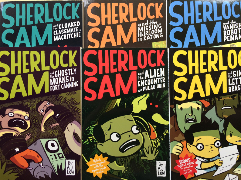 wibble wibble: Sherlock Sam illustrations