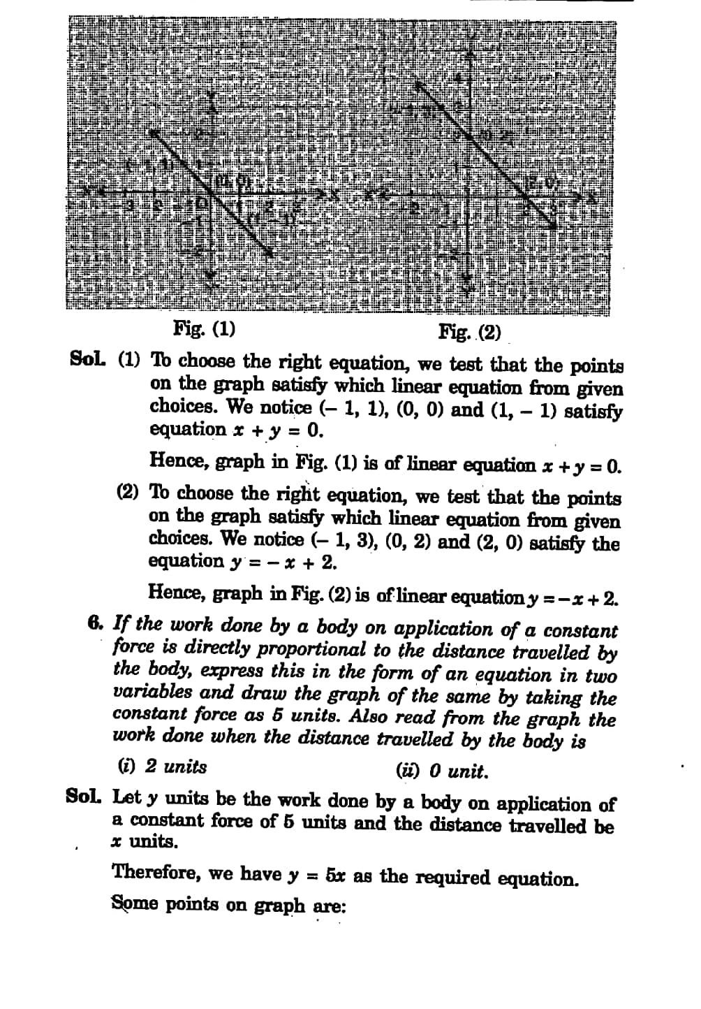 Linear equations in two variables class 9 math - Studypur