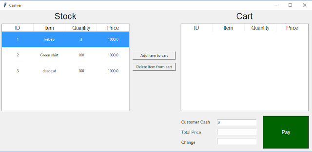 วันๆของเค: Point of sale (GUI)