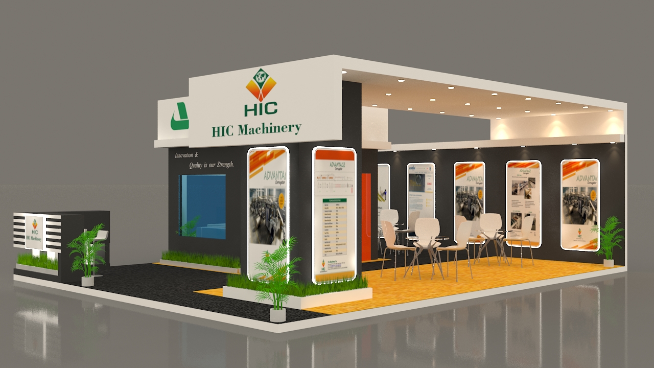 HIC MACHINERY BOOTH DESIGN