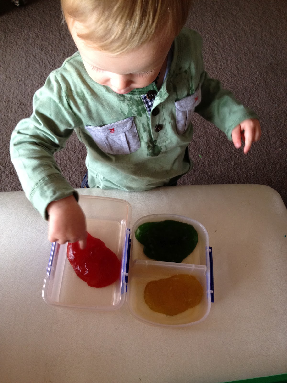 What do you do all day?: Primary colour slime adventures