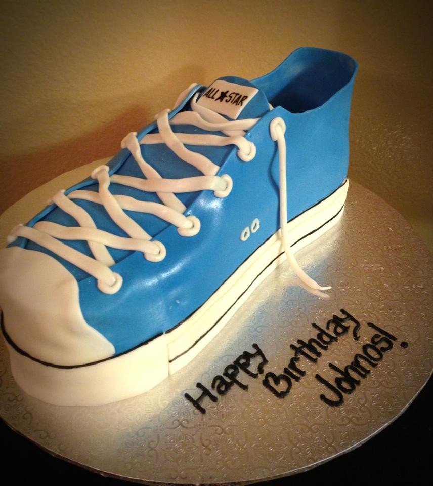 BradyCakes: Converse Shoe Cake