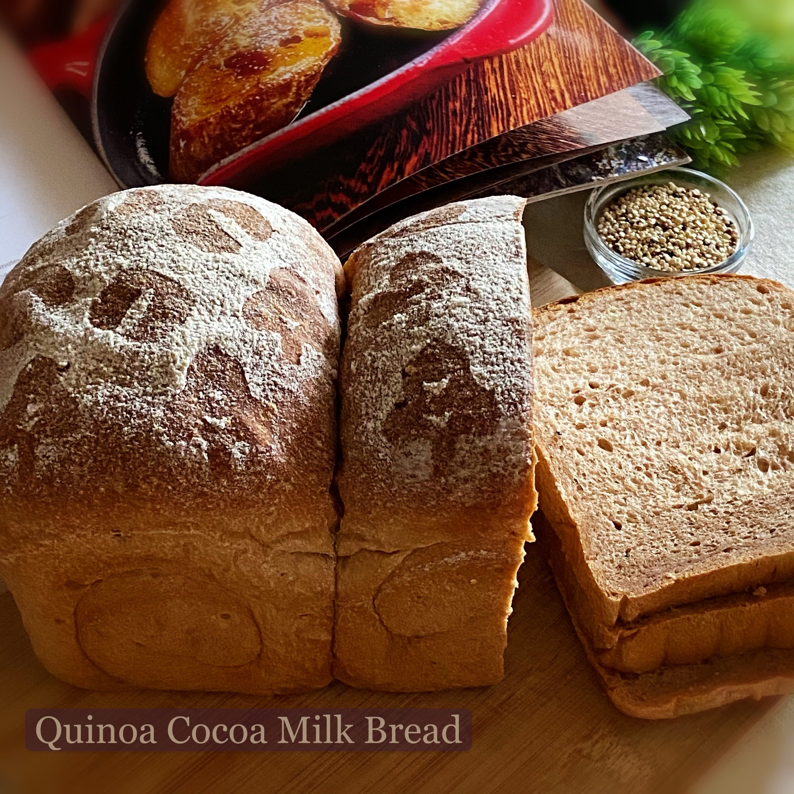 My Mind Patch: Quinoa Cocoa Milk Bread