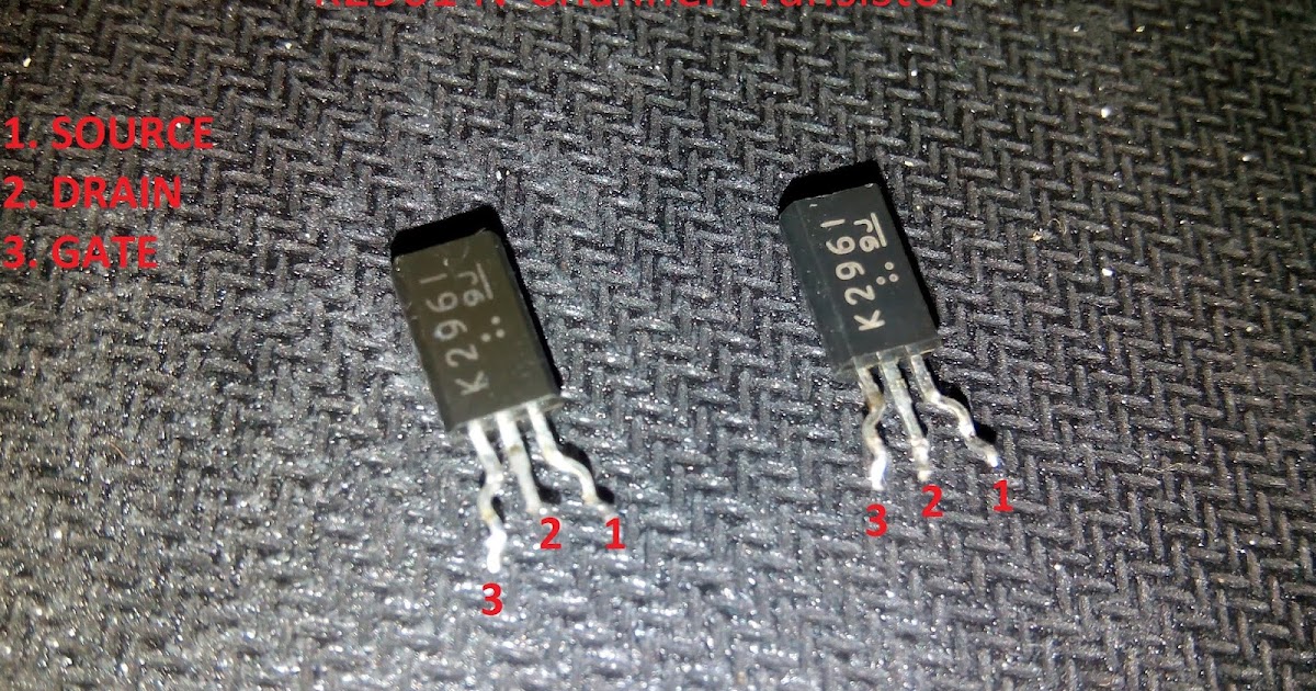 Life Begins at Forty: How to check K2961 N-channel Transistor