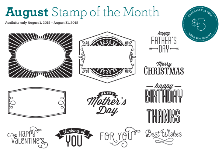 Anna Jarnagin Papercrafting+Blog: Framed: August Stamp of the Month