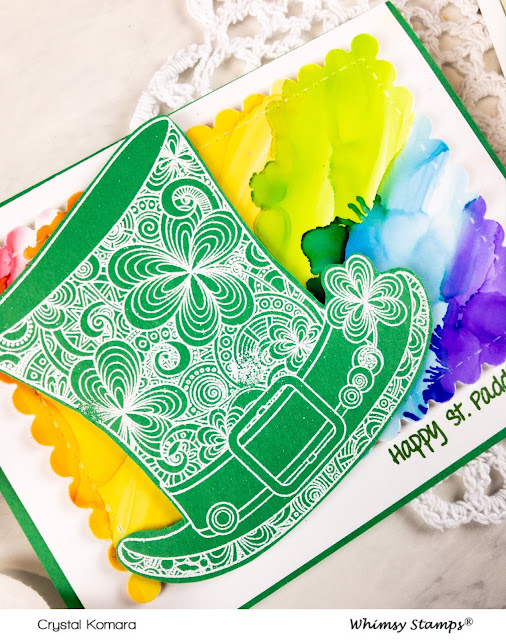 Tuesday Tutorial | Alcohol Ink Cards - Whimsy Inspirations Blog