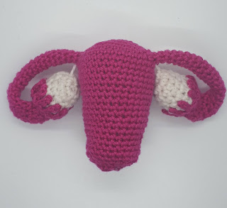 Adventures into Anatomical Crochet: Female reproductive system