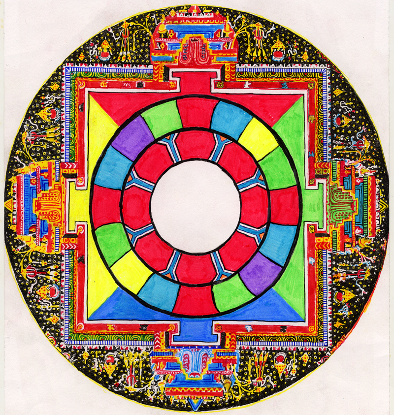 The Howard Hallis Blog: Hand-Drawn Meme Mandala