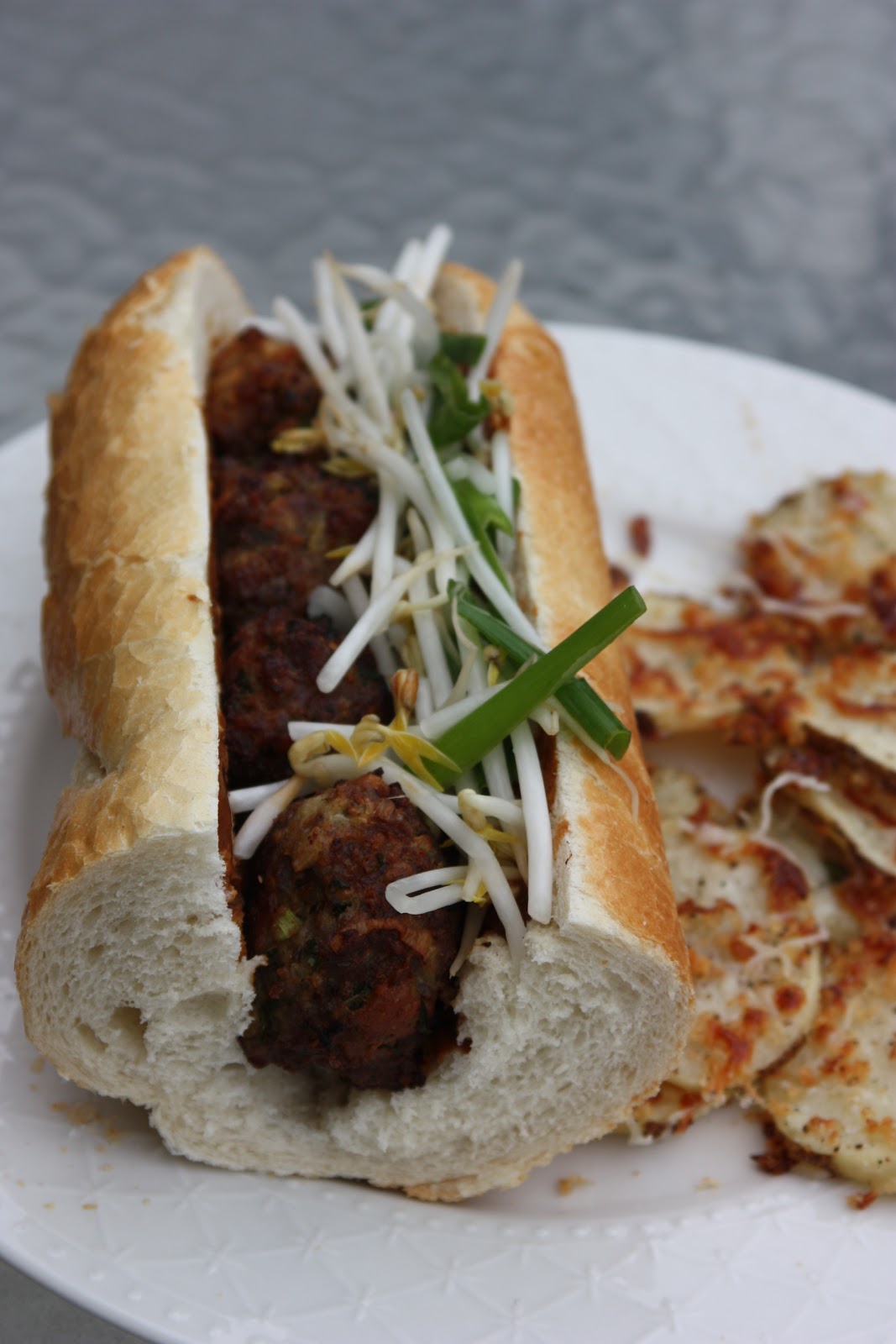 My Recipe Box: Asian Meatball Sandwiches